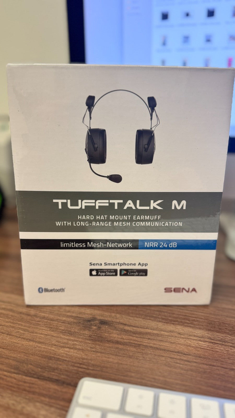 Sena Tufftalk M, Earmuff with Long-Range Mesh Communication, TUFFTALK-